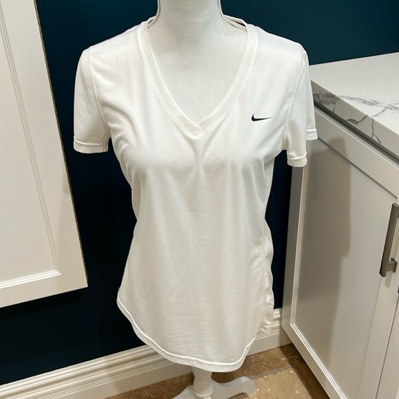 Nike | Tops | Nike Short Sleeve Drifit Vneck | Poshmark